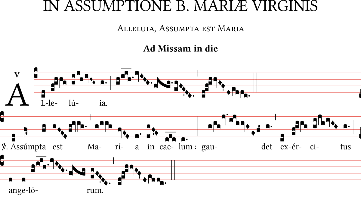 Alleluia, Assumpta est Maria - Gregorianum.org