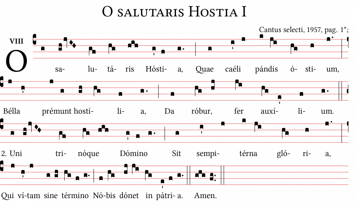 O salutaris Hostia I - Gregorianum.org